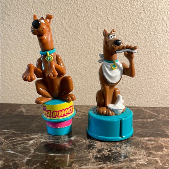 Hanna-Barbera | Toys | Vintage Scoobydoo Push Puppet Toy Set | Poshmark